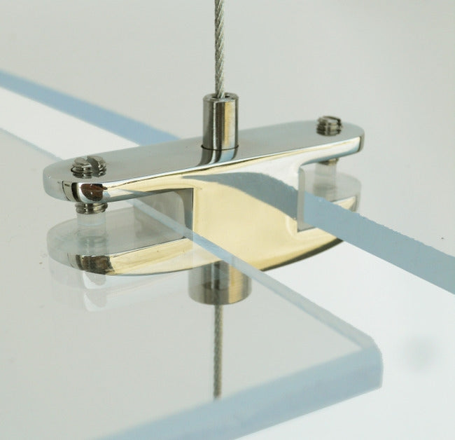 Cable Display Systems: Double-Sided Clamp - 6 pcs – Display-Wholesale.com