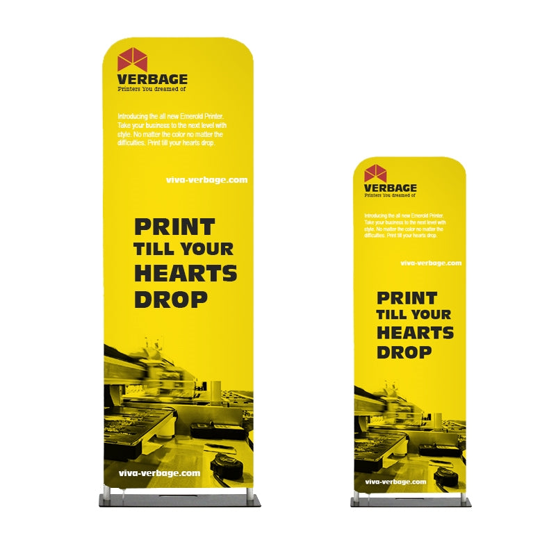 2 ft Straight Tube Display With Double Sided Fabric Print – Display ...